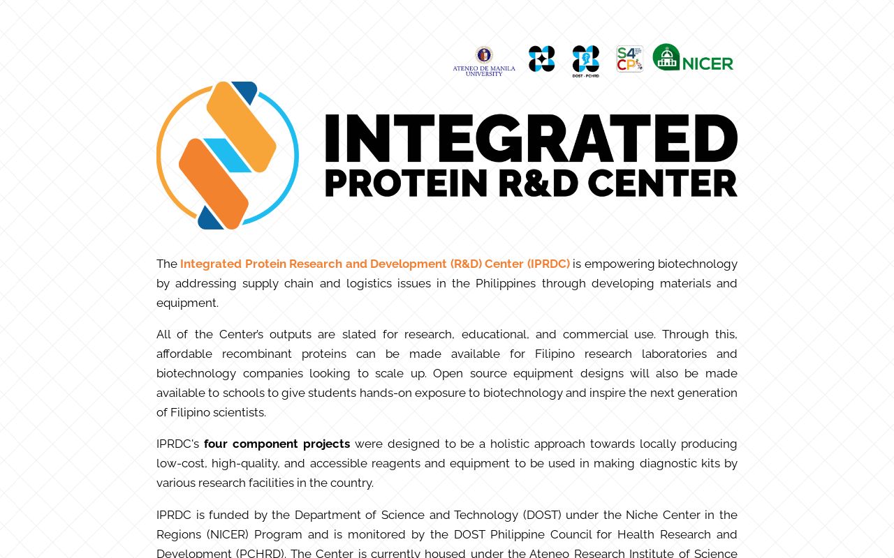 Integrated Protein Research and Development Center